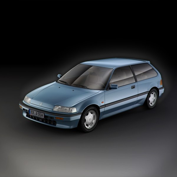 3dsmax honda civic iv
