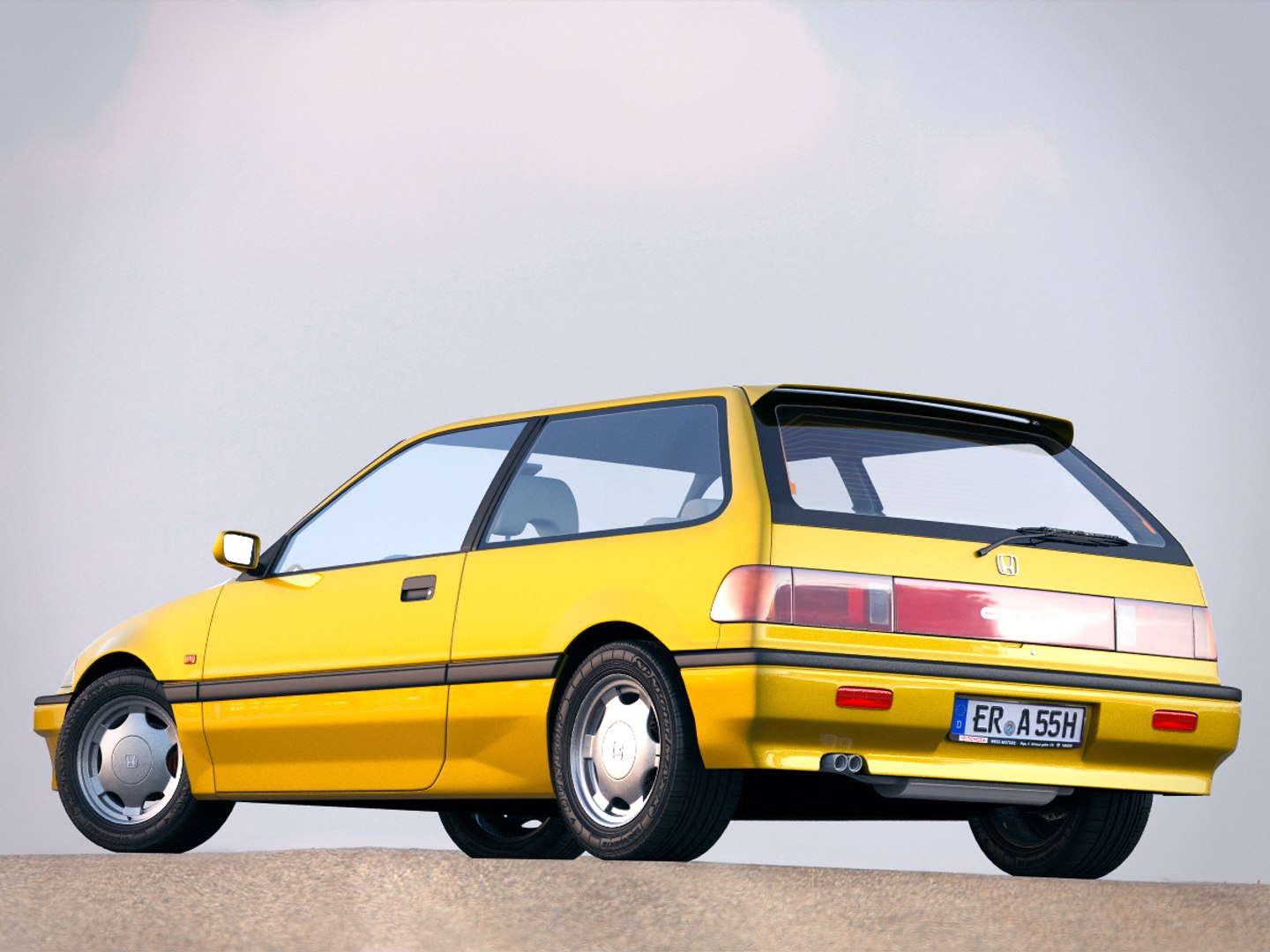 3dsmax Honda Civic Iv