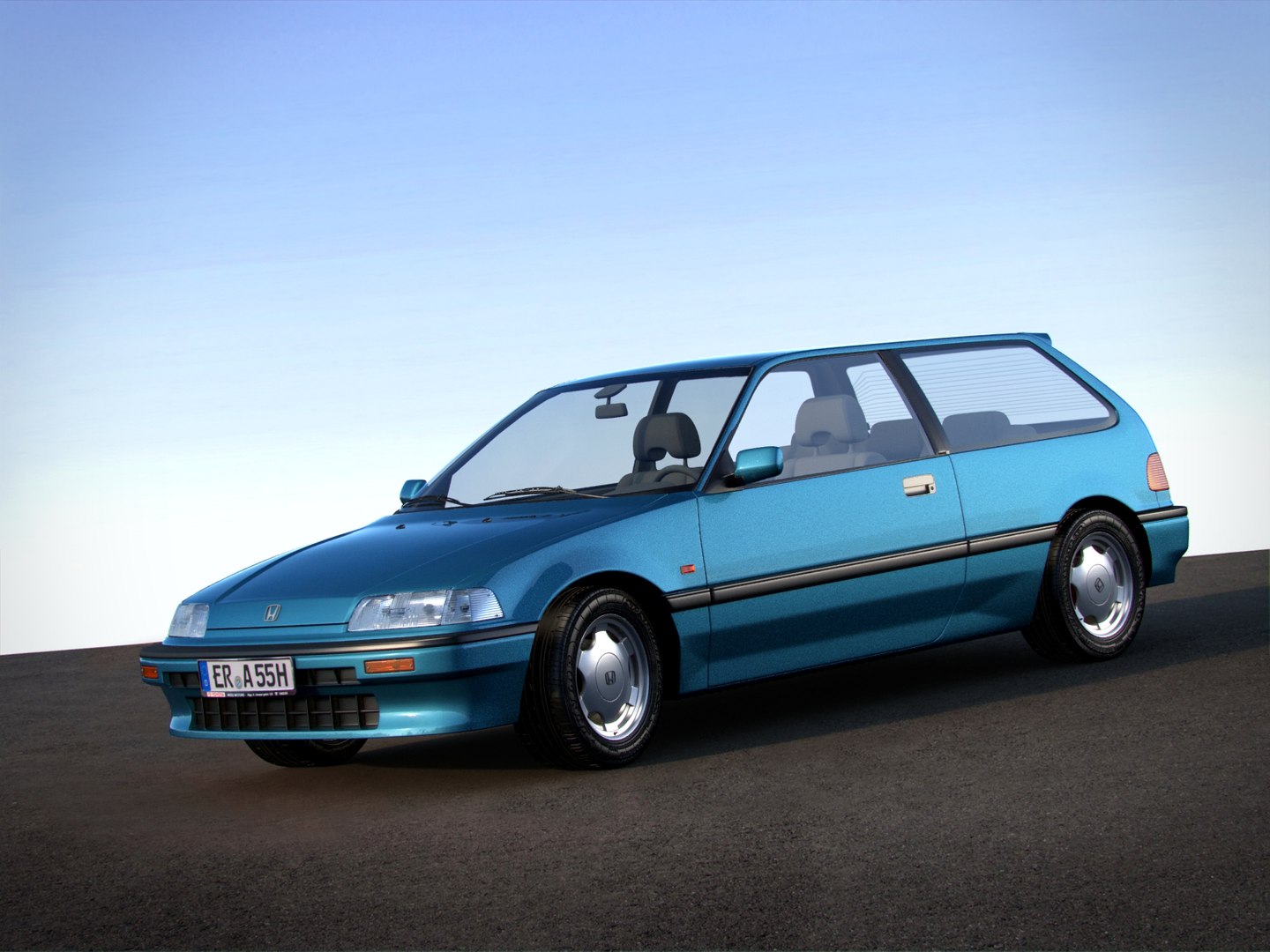 3dsmax Honda Civic Iv