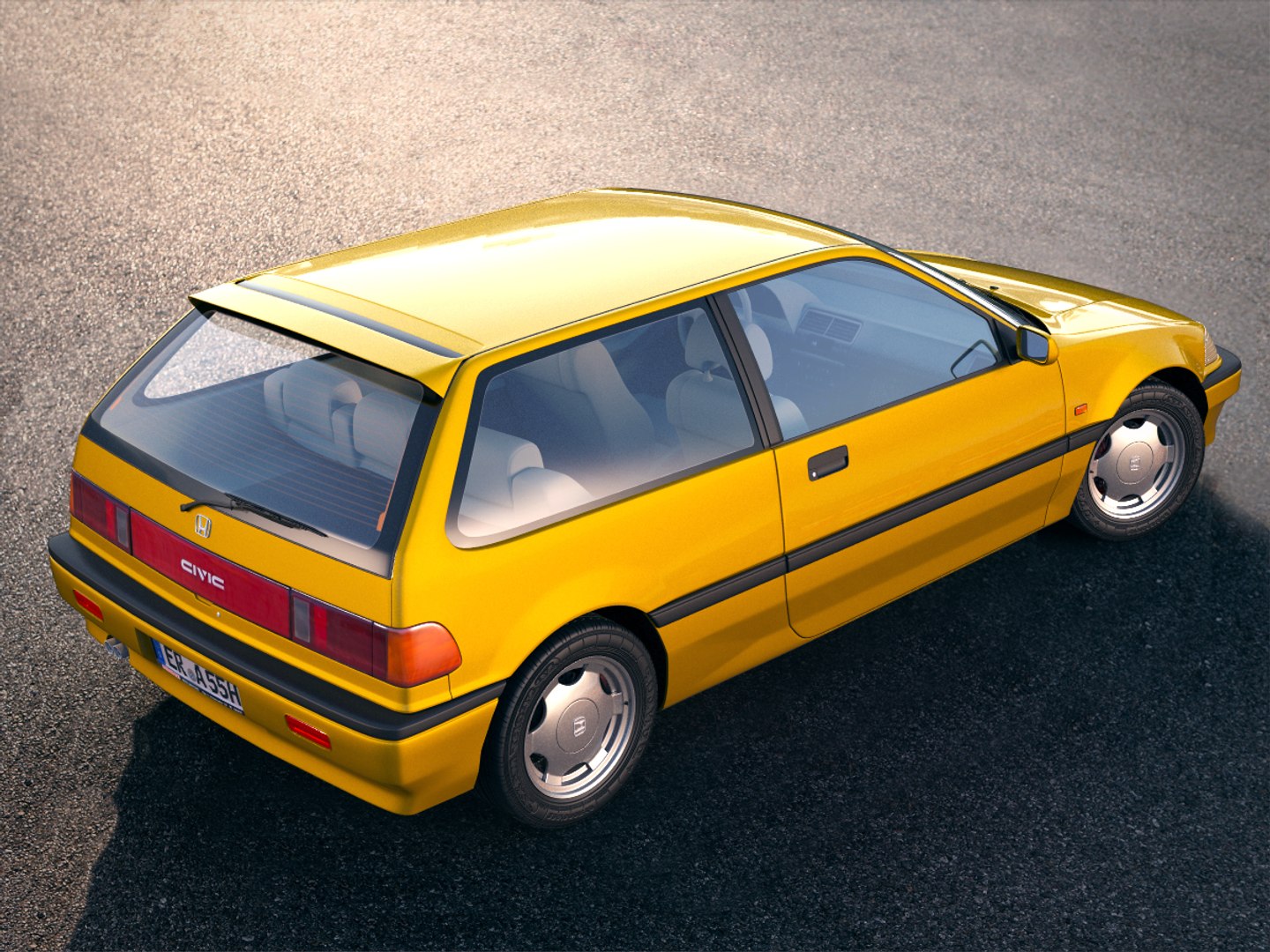 3dsmax Honda Civic Iv