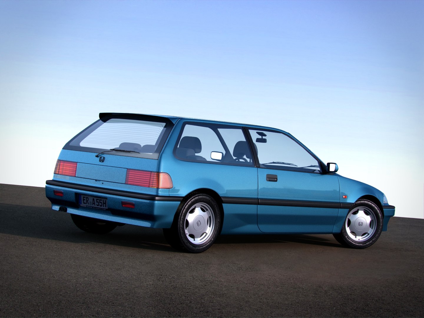 3dsmax Honda Civic Iv