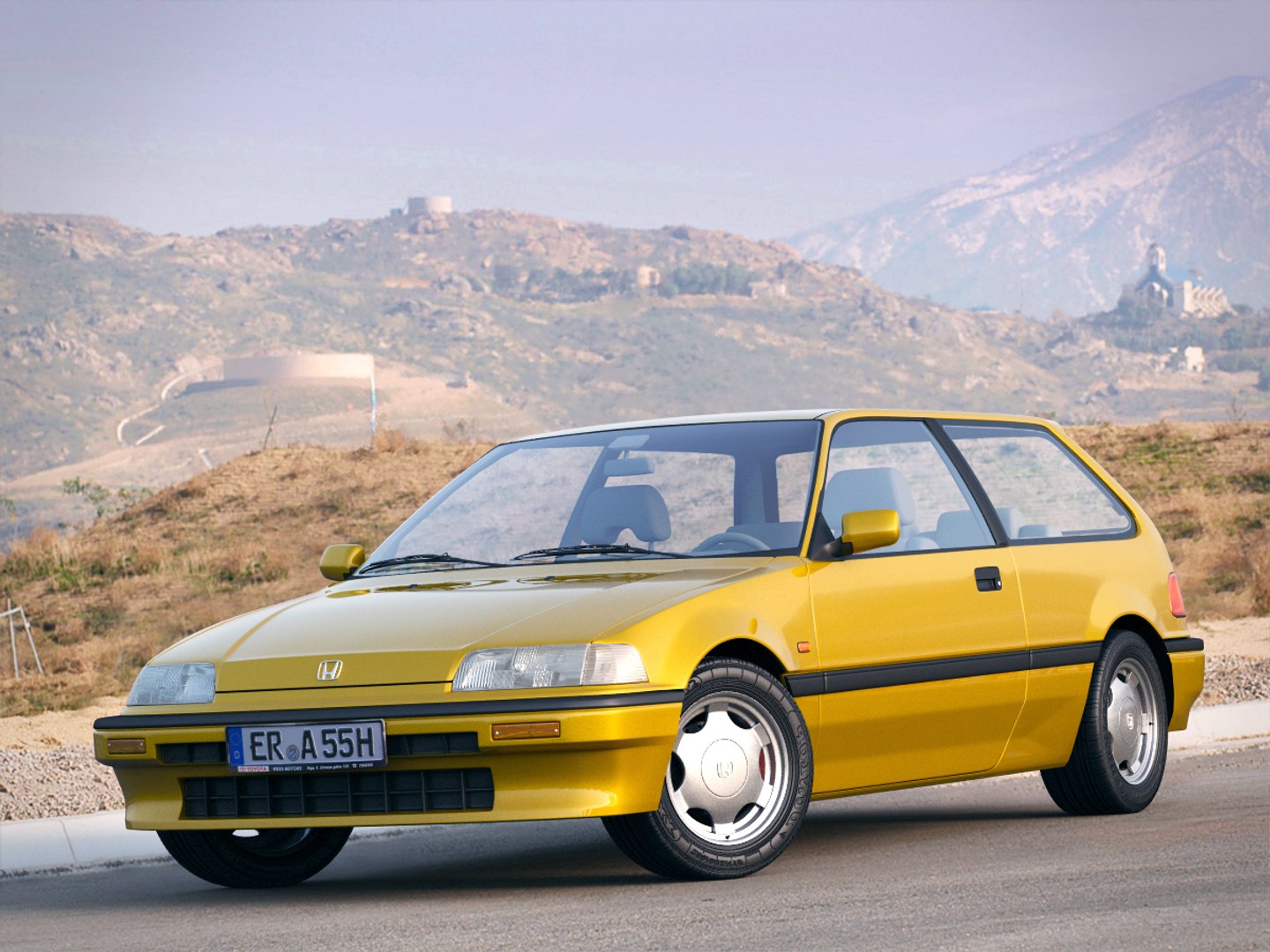 3dsmax Honda Civic Iv