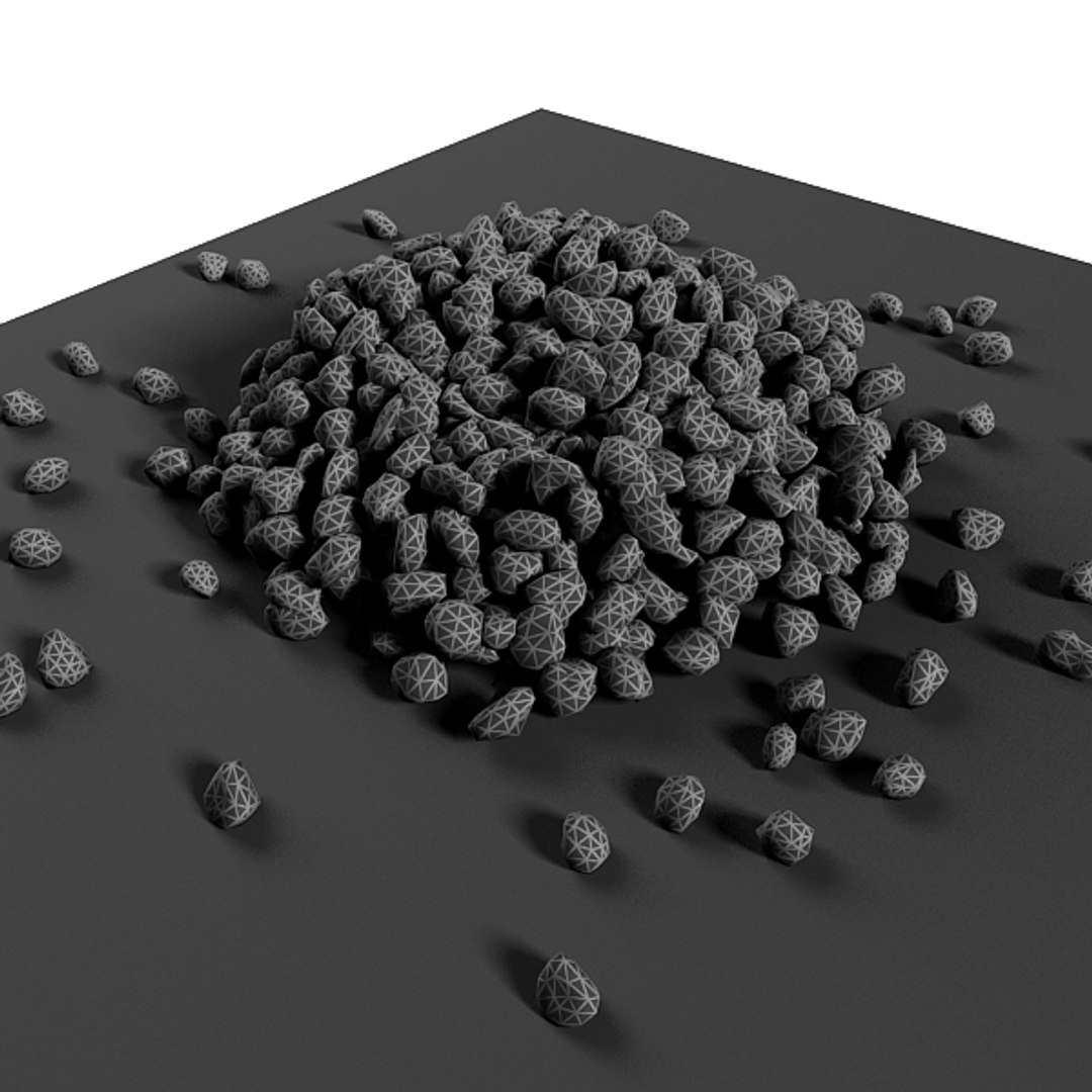 Coal Pile 3d Model