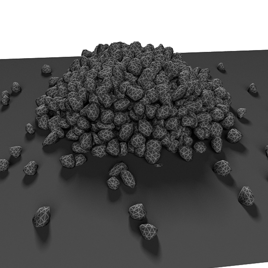 Coal Pile 3d Model