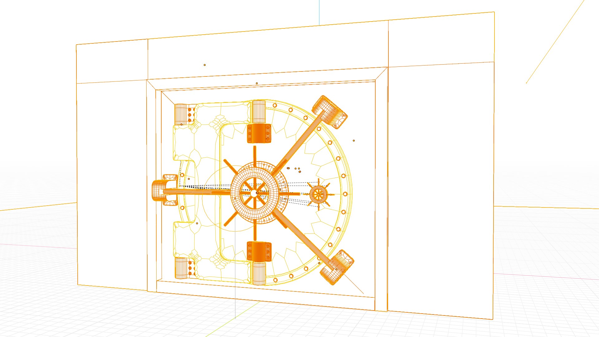 Bank Vault 3D Model - TurboSquid 2442131