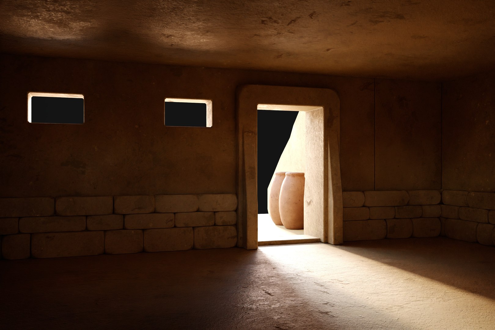 3D Model EGYPTIAN ARAB DESERT HOUSE HUT CLAY COTTAGE SHELTER COLLECTION ...