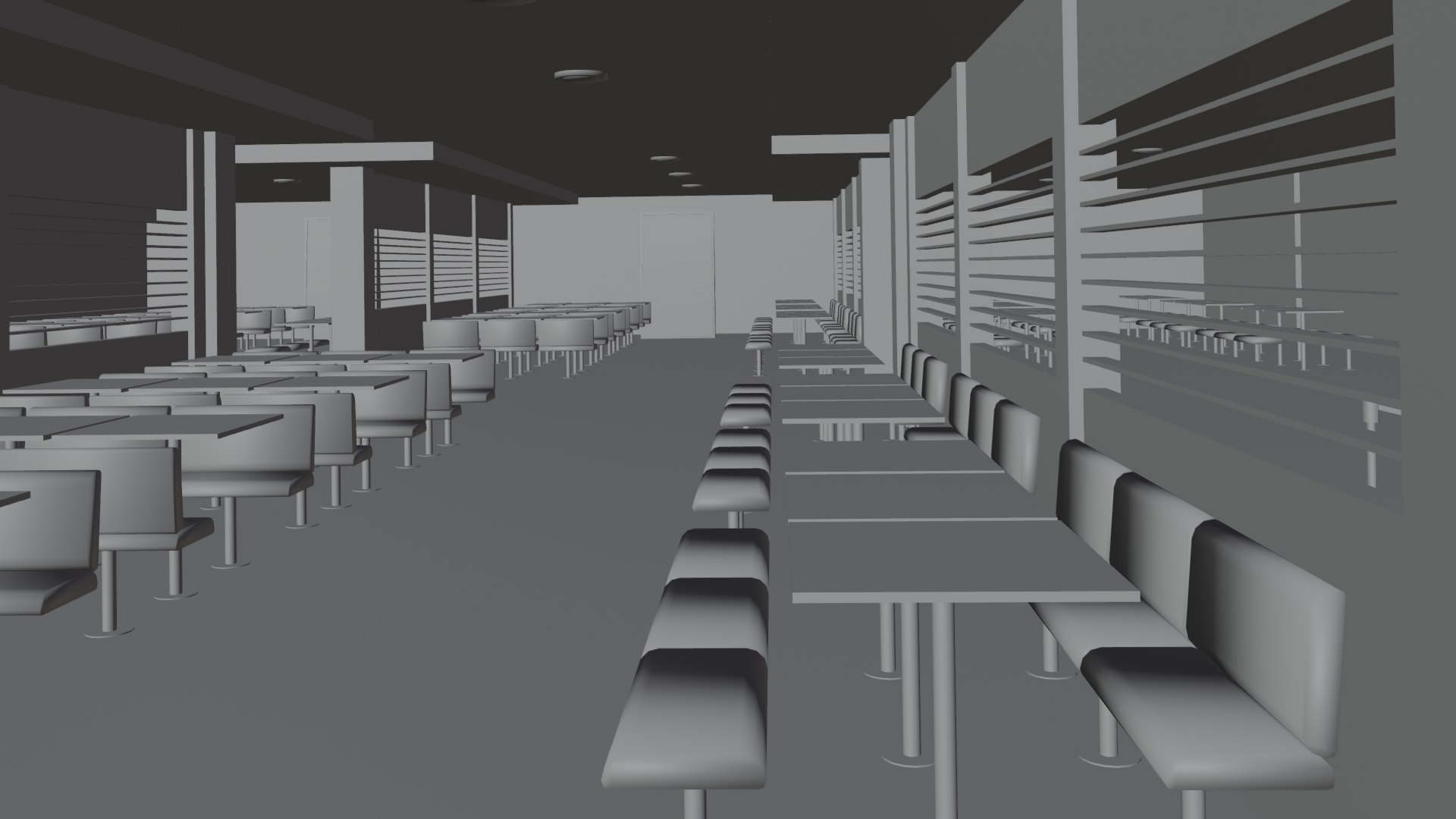 VR Fast Food Restaurant 3D - TurboSquid 2159427