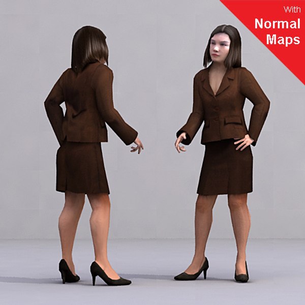 axyz 2 human characters 3d 3ds