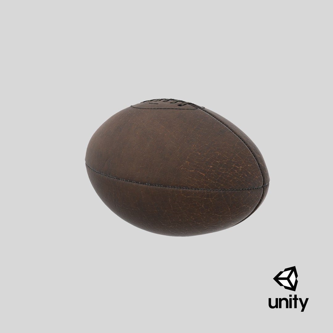 Vintage Rugby Ball 8K PBR Textures 3D - TurboSquid 1908837