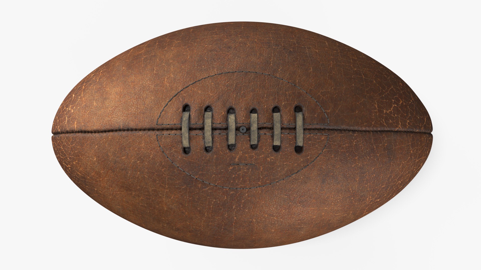Vintage Rugby Ball 8K PBR Textures 3D - TurboSquid 1908837