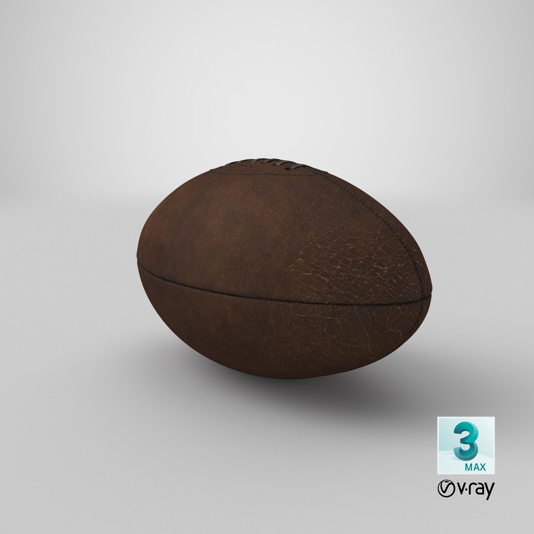 Vintage Rugby Ball 8K PBR Textures 3D - TurboSquid 1908837