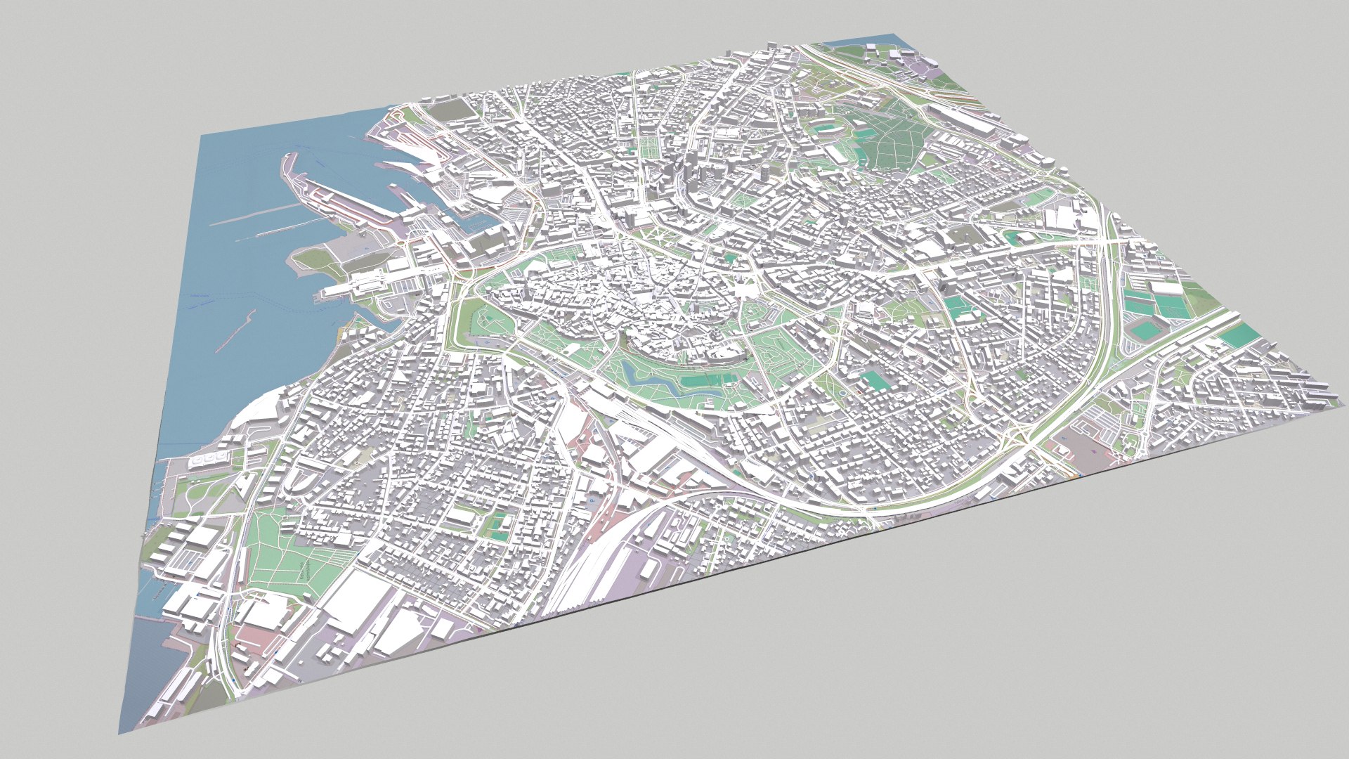 Cityscape Tallinn Estonia 3D Model - TurboSquid 2183711