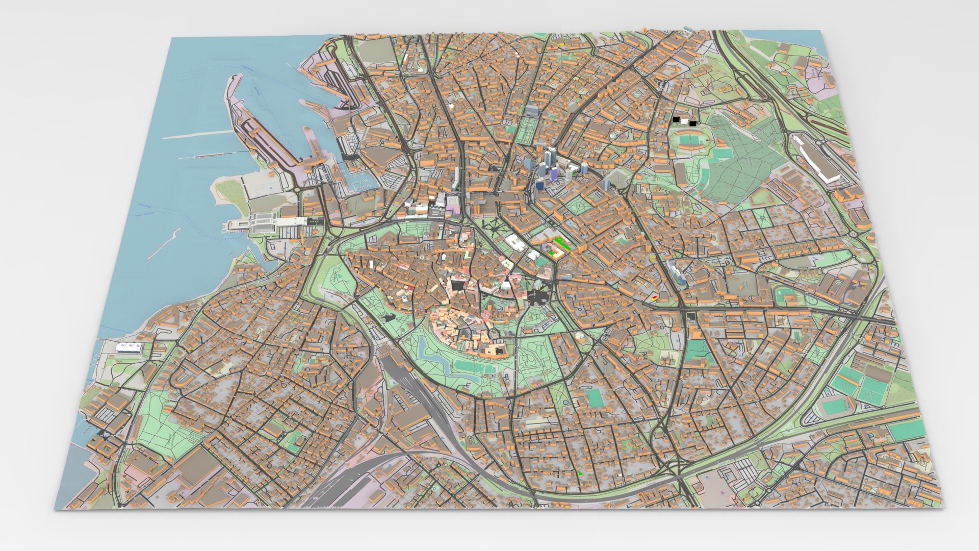 Cityscape Tallinn Estonia 3D Model - TurboSquid 2183711