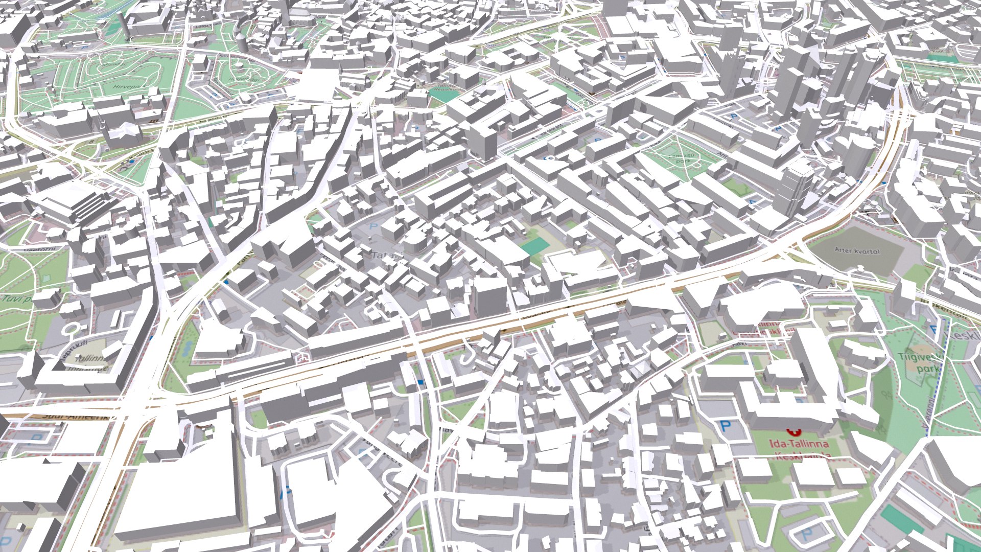 Cityscape Tallinn Estonia 3D Model - TurboSquid 2183711