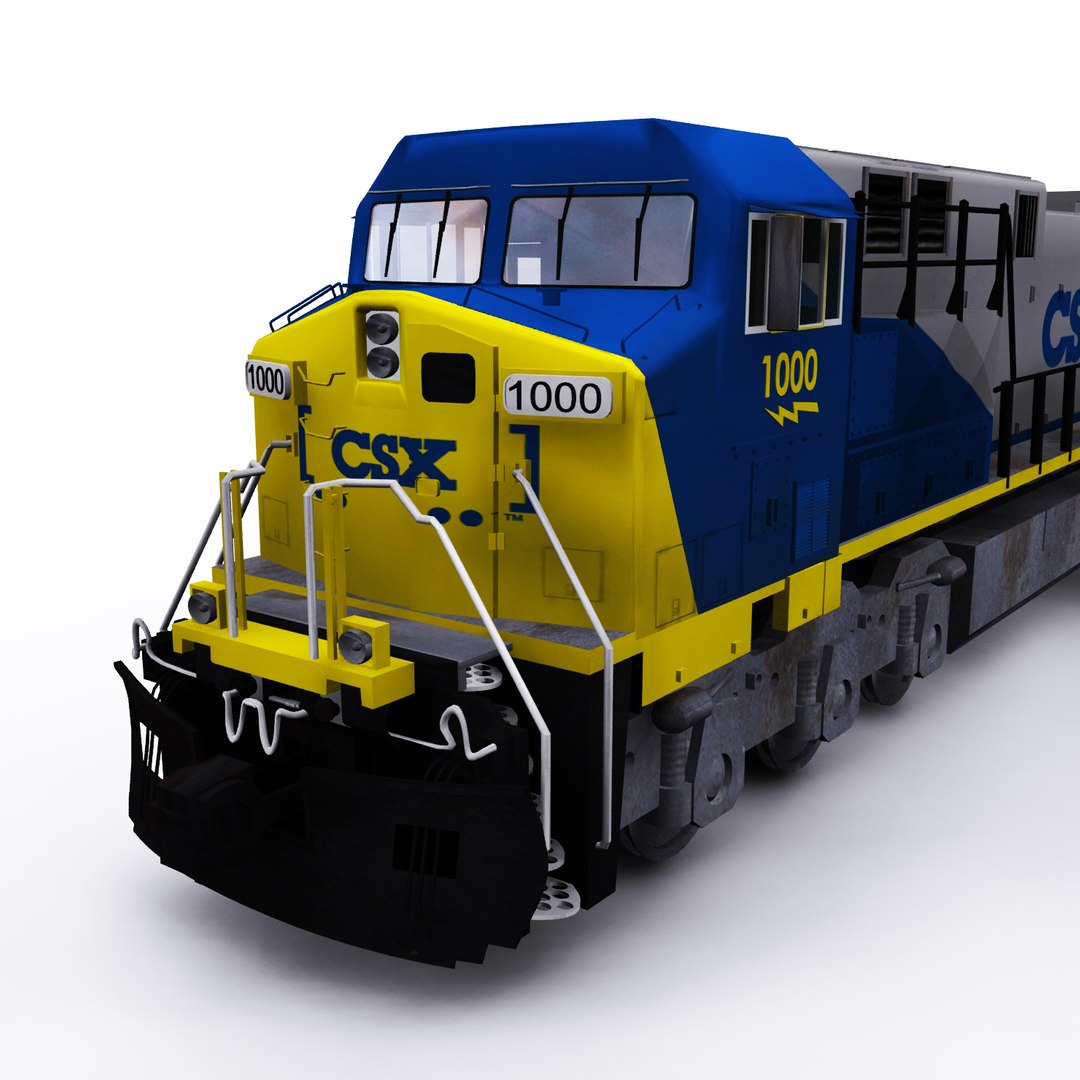 Csx Ge Locomotive Model - TurboSquid 1380171