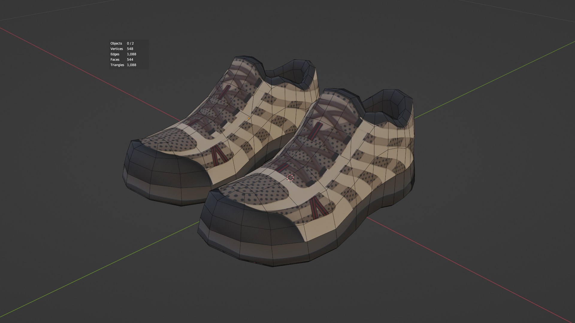 3D Hiking Shoe - Low Poly Game Asset - TurboSquid 2074586