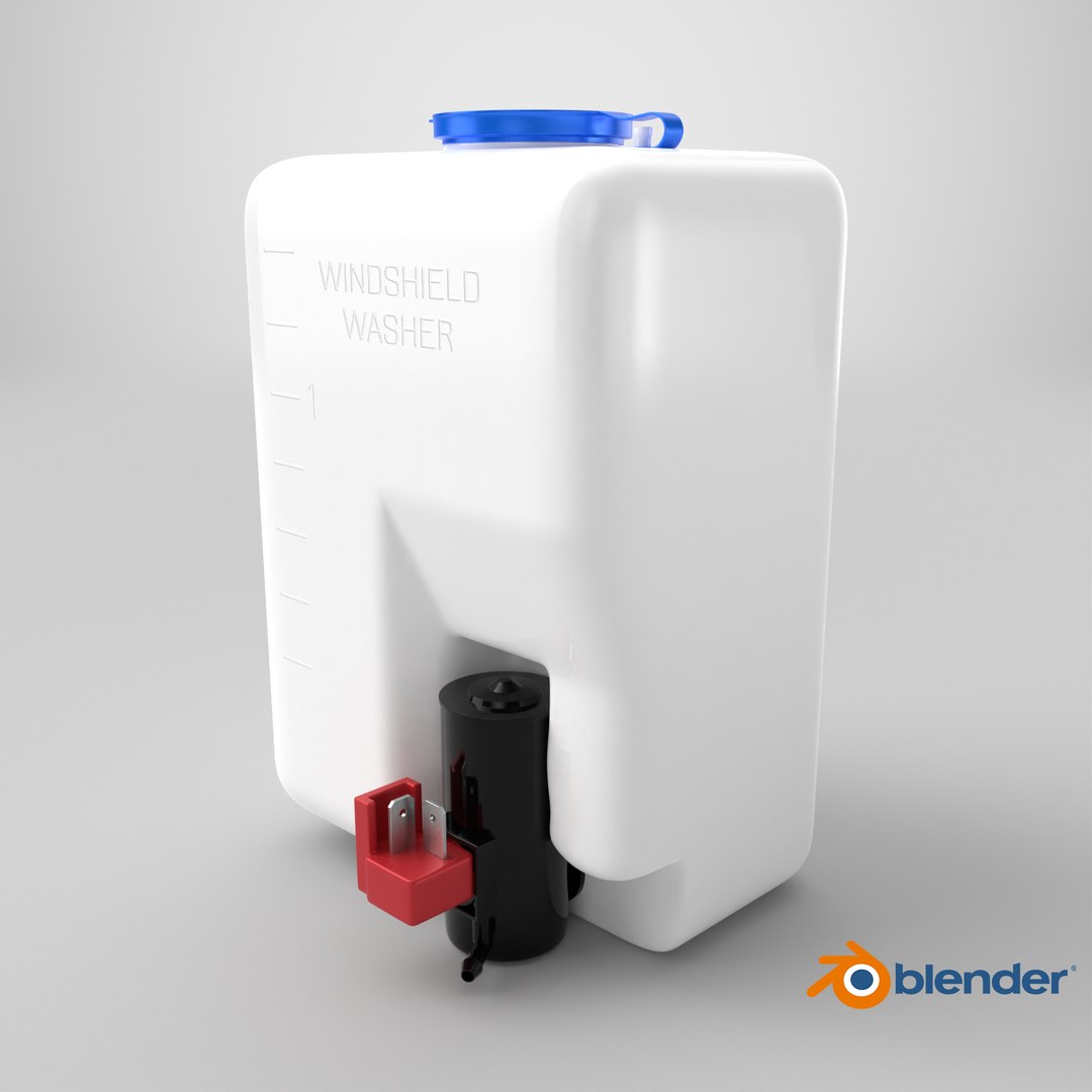 Universal Washer Reservoir 3D Model - TurboSquid 2003424
