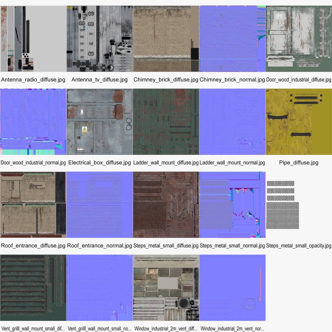 Roof access room model - TurboSquid 1383707
