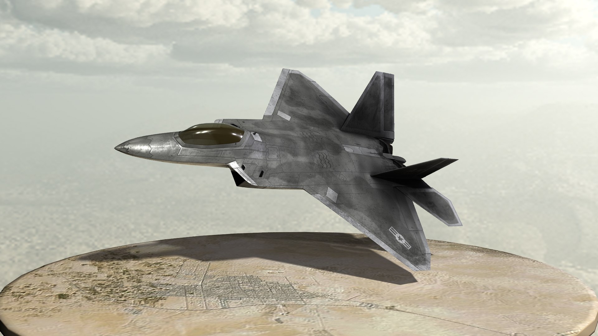 3d F 22 Raptor