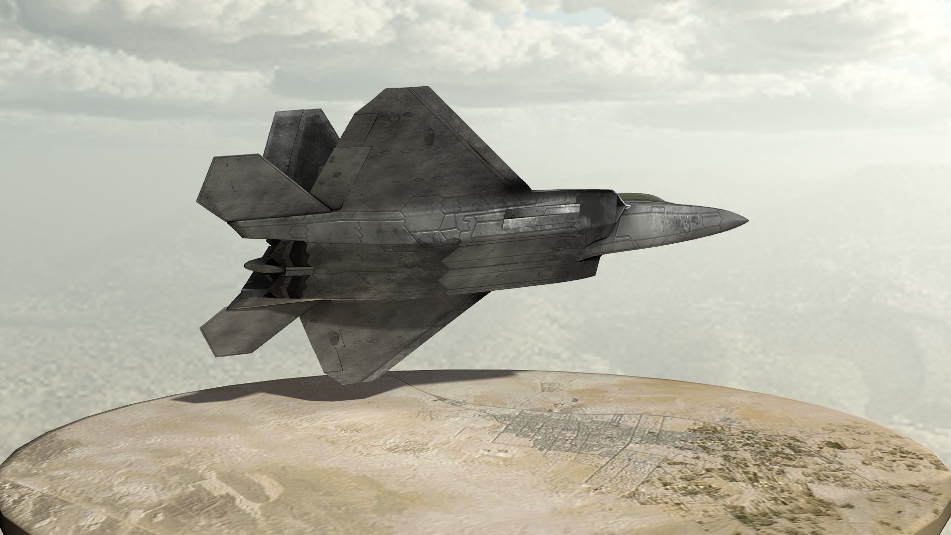 3d F 22 Raptor