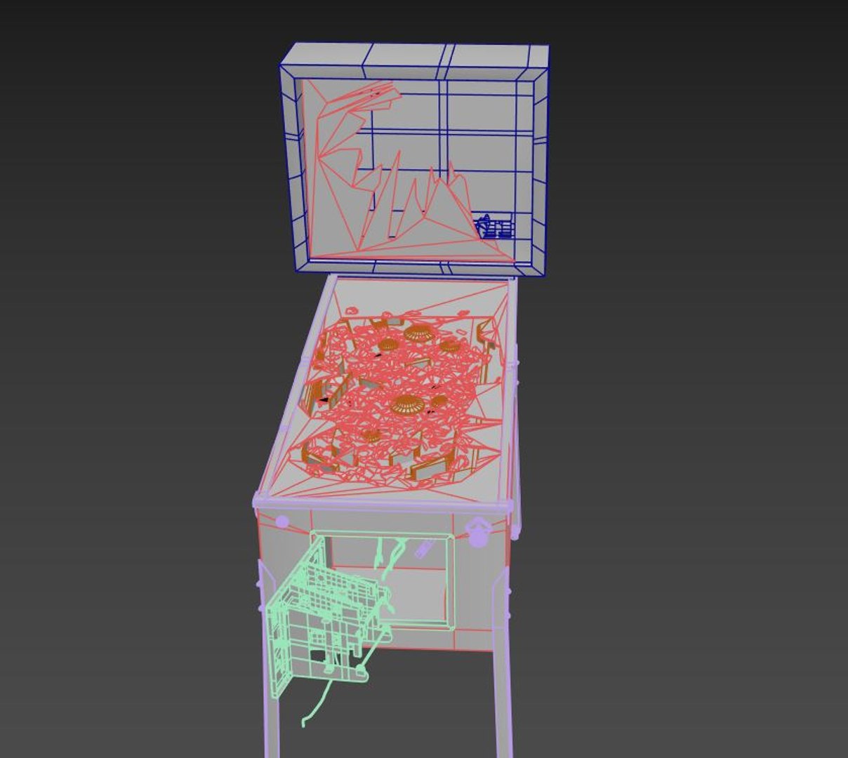 Abandoned Pinball Machine Model - TurboSquid 2224968