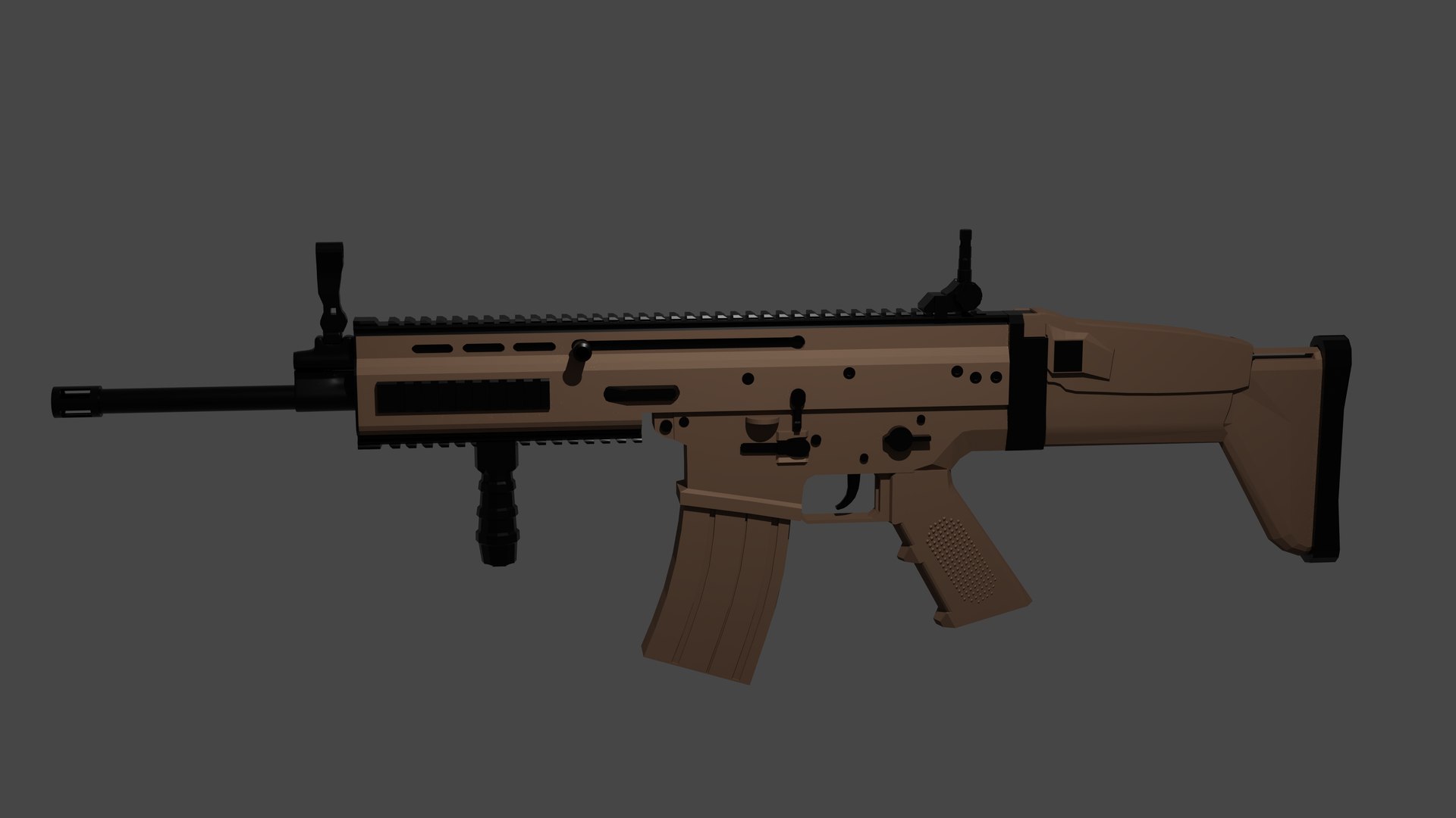 3D Fn Scar Model - TurboSquid 1435694