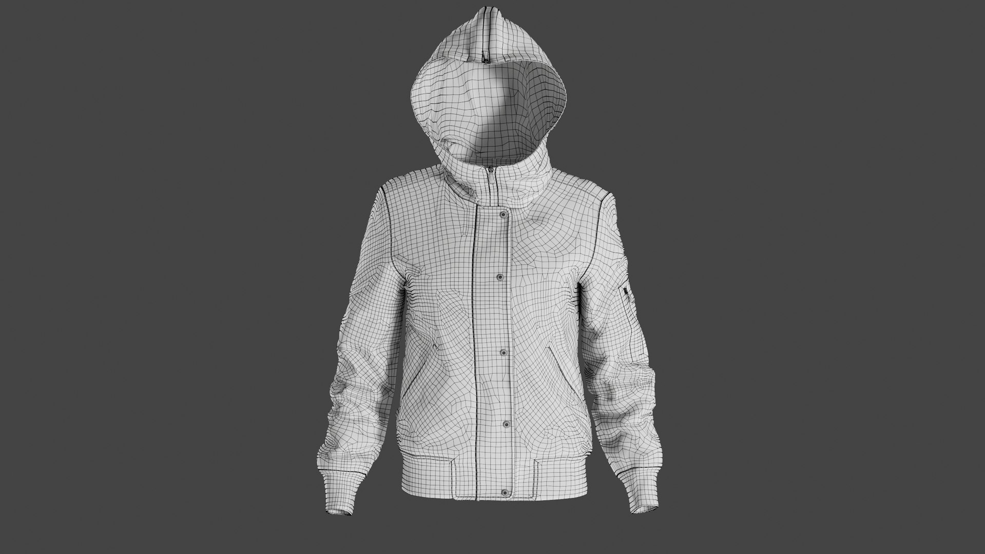 Mesh women s jacket 3D - TurboSquid 1674826