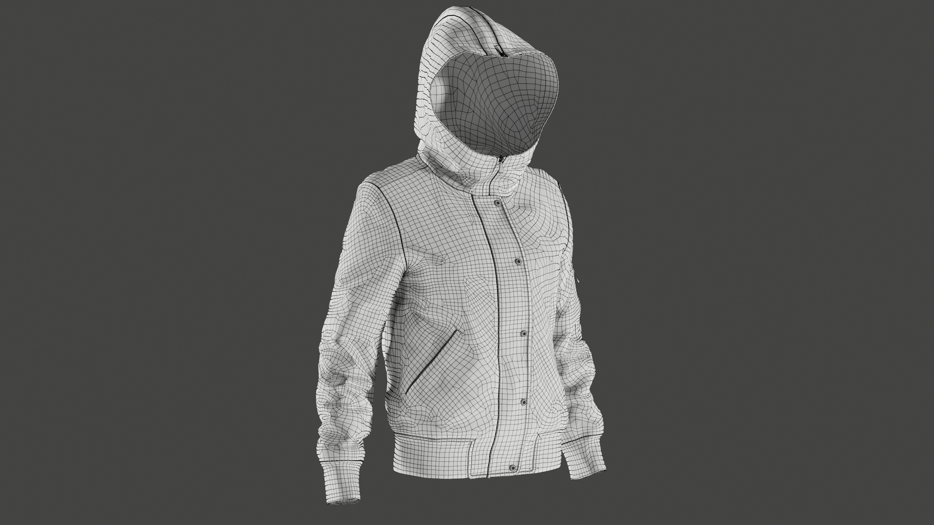 Mesh women s jacket 3D - TurboSquid 1674826