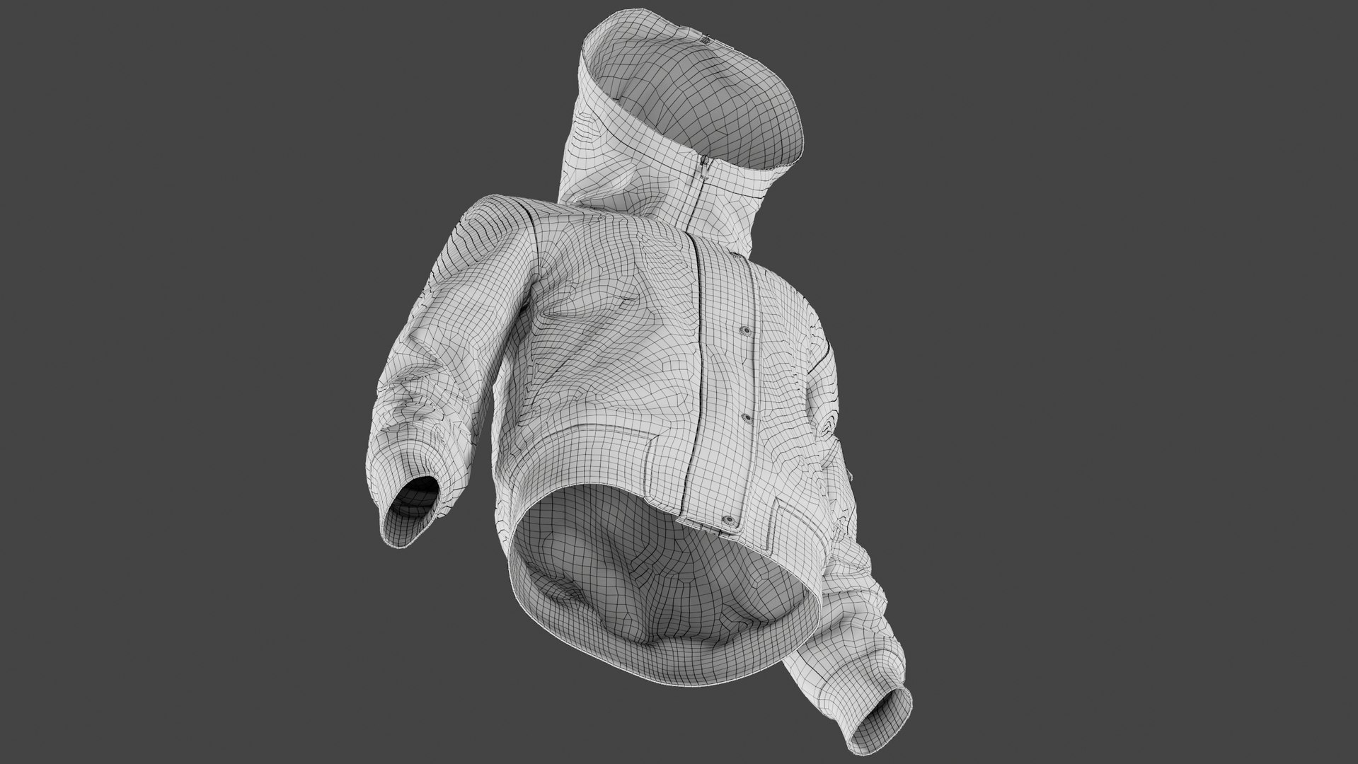 Mesh women s jacket 3D - TurboSquid 1674826