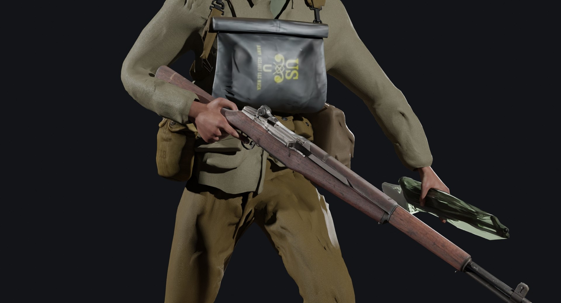 World War 2 US D-Day Infantry - Rigged 3D - TurboSquid 2104959