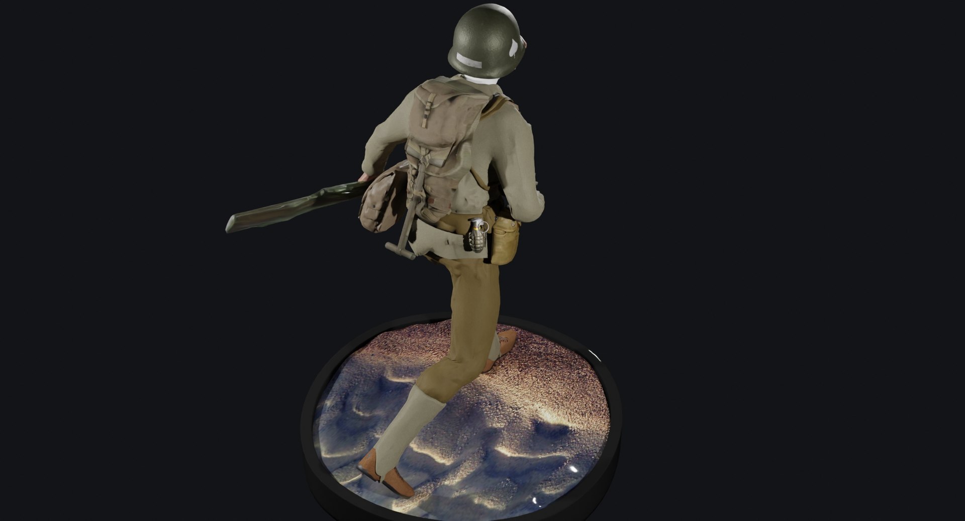 World War 2 US D-Day Infantry - Rigged 3D - TurboSquid 2104959