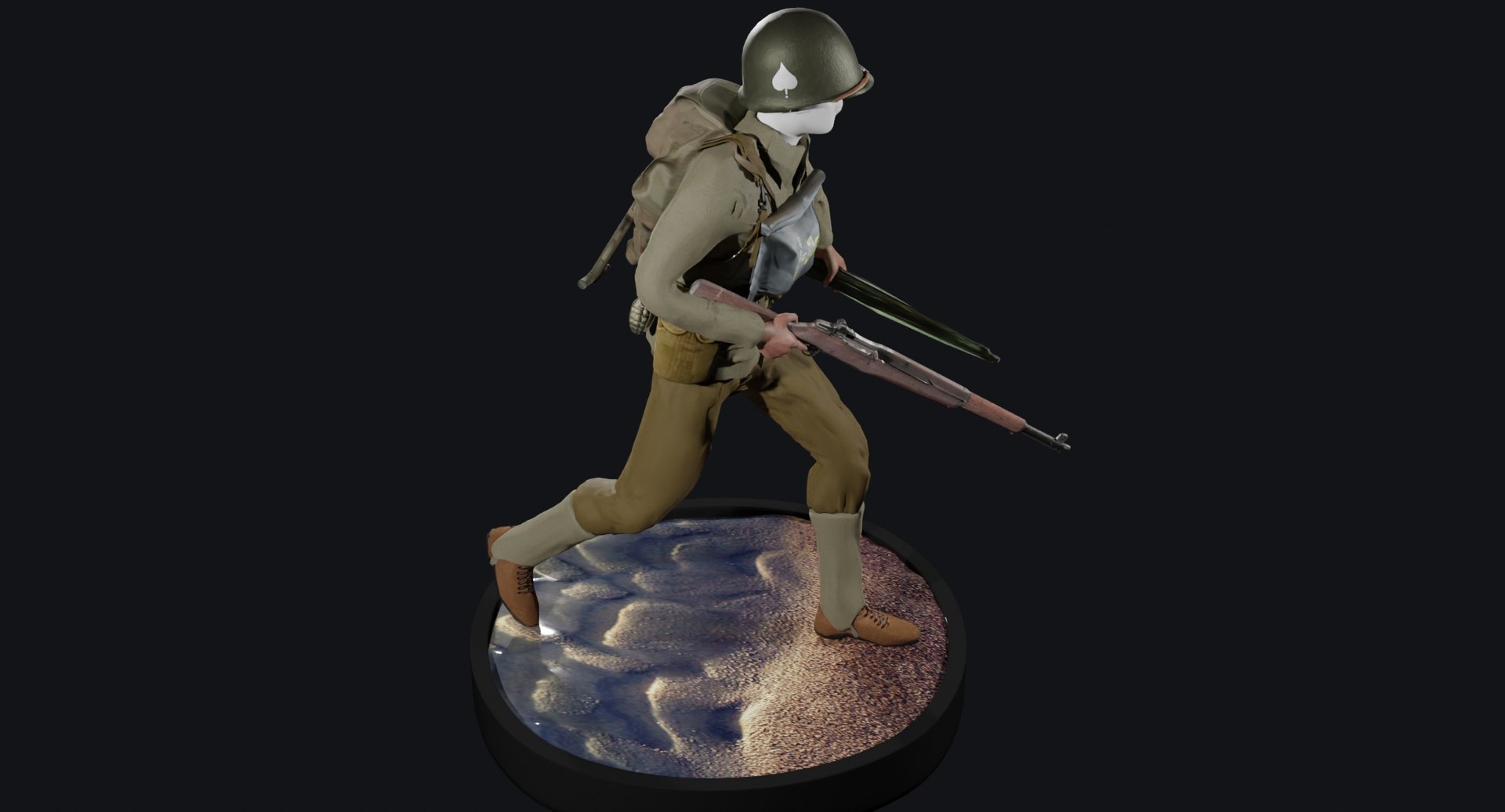 World War 2 US D-Day Infantry - Rigged 3D - TurboSquid 2104959