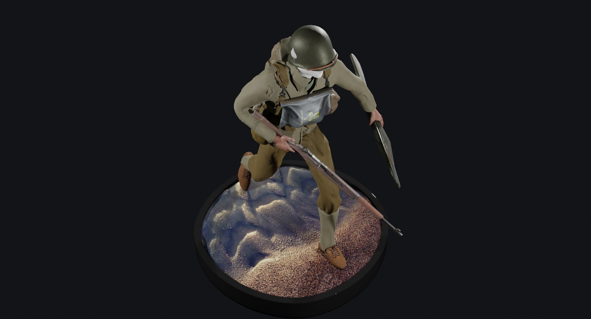 World War 2 US D-Day Infantry - Rigged 3D - TurboSquid 2104959