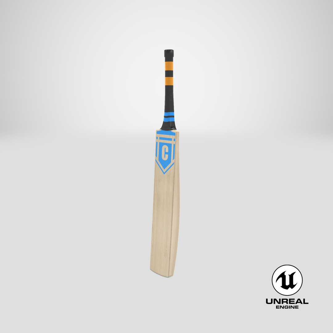 Cricket bat 3D model - TurboSquid 1363385