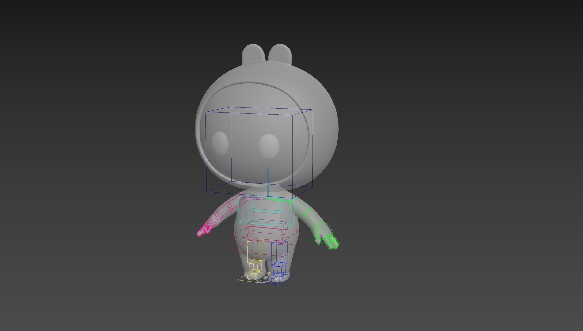 3D Character262 Rigged Mascot Model - TurboSquid 2115557
