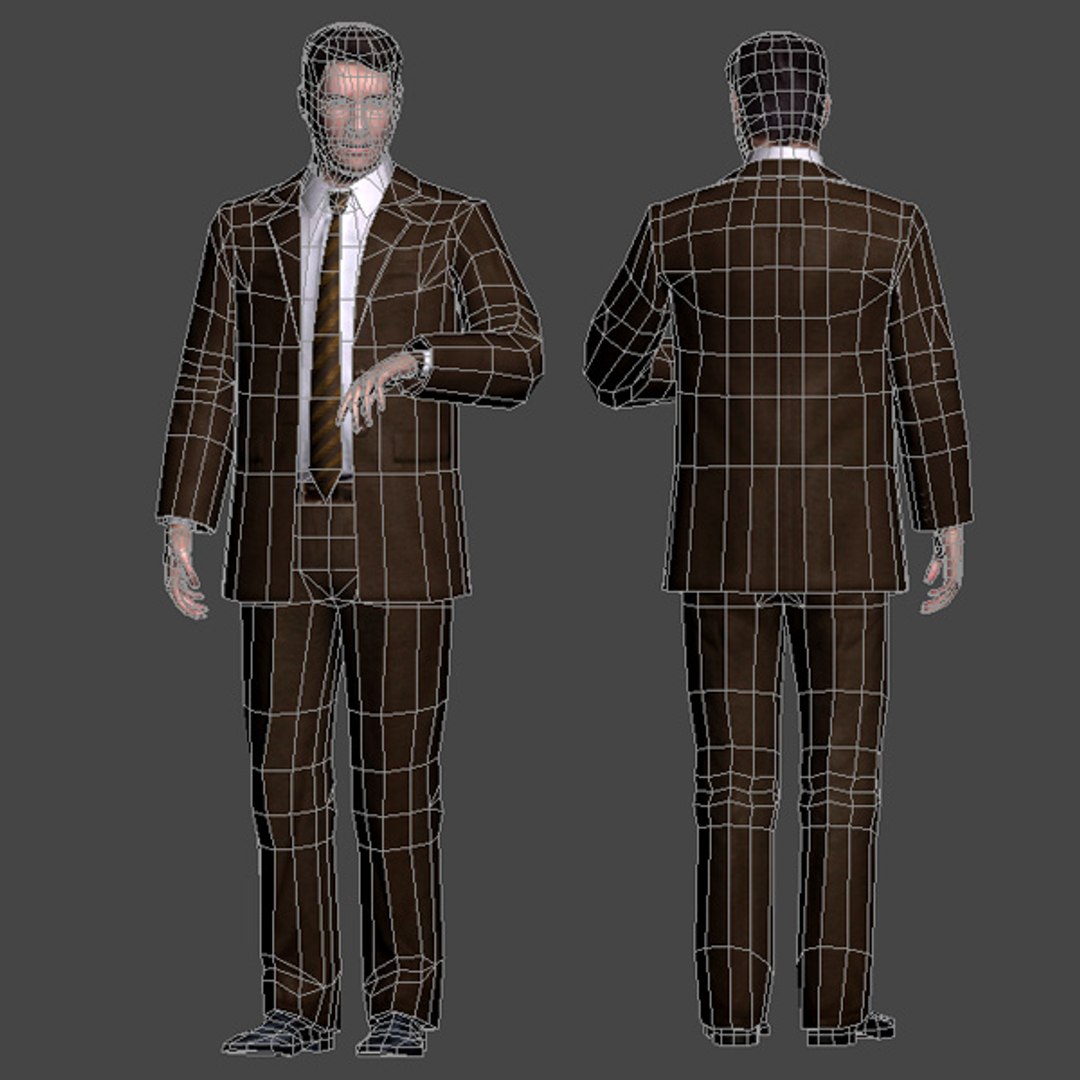 3d model human male