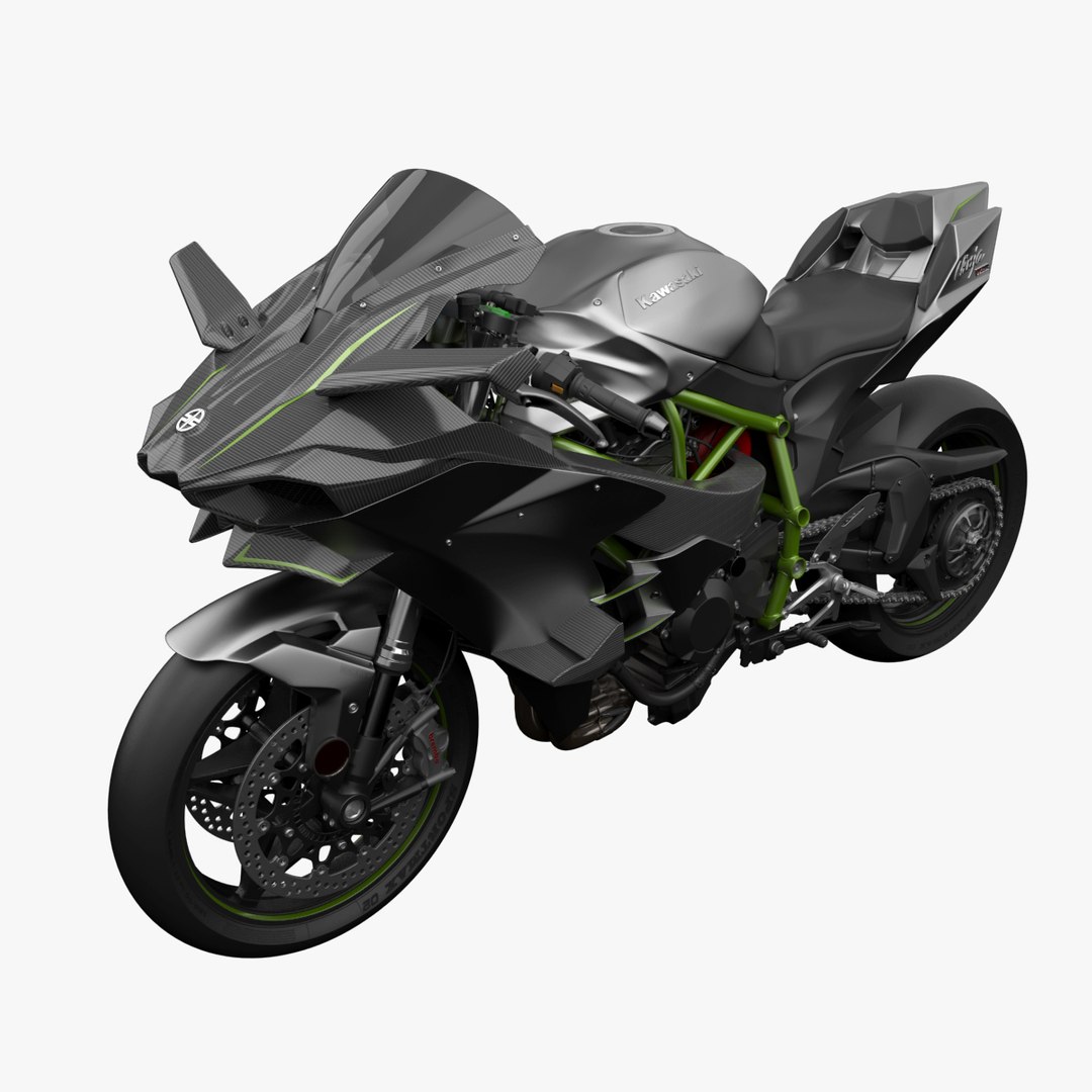 3D Kawasaki Ninja H2R - TurboSquid 1802608