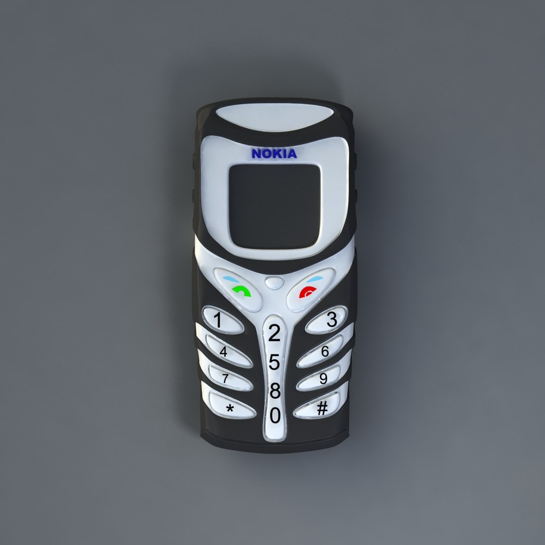 Nokia 5100 Realistic 3d Model