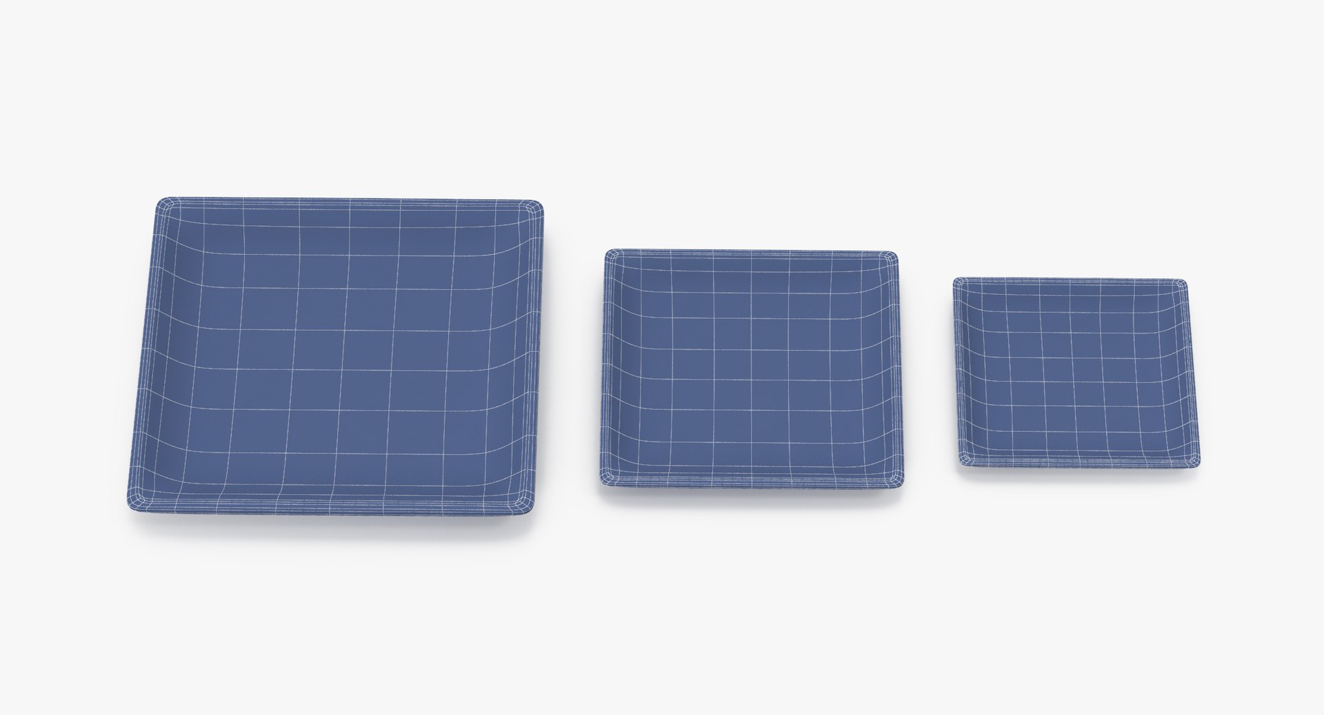 Wooden Serving Square Plate 3d Max