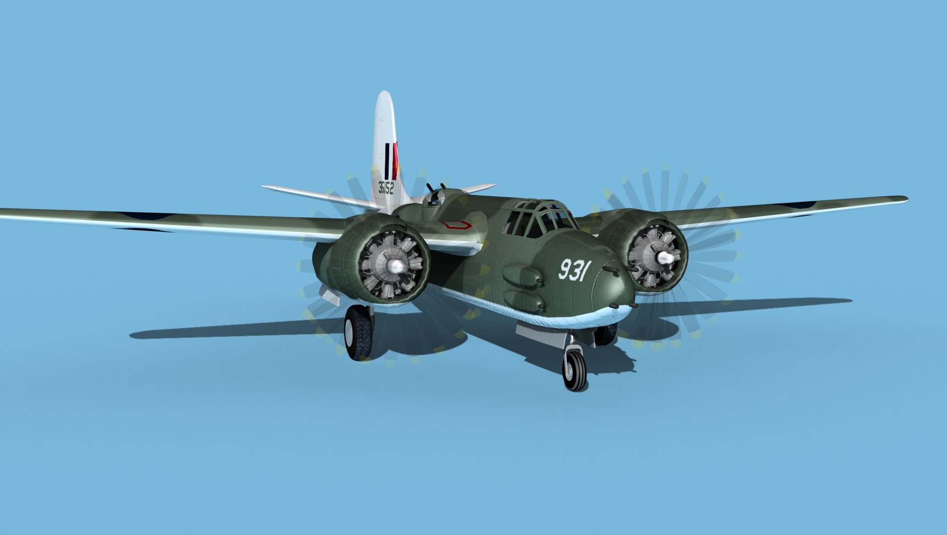 Douglas DB-7 Boston Mk III V03 RAAF Model - TurboSquid 1917753