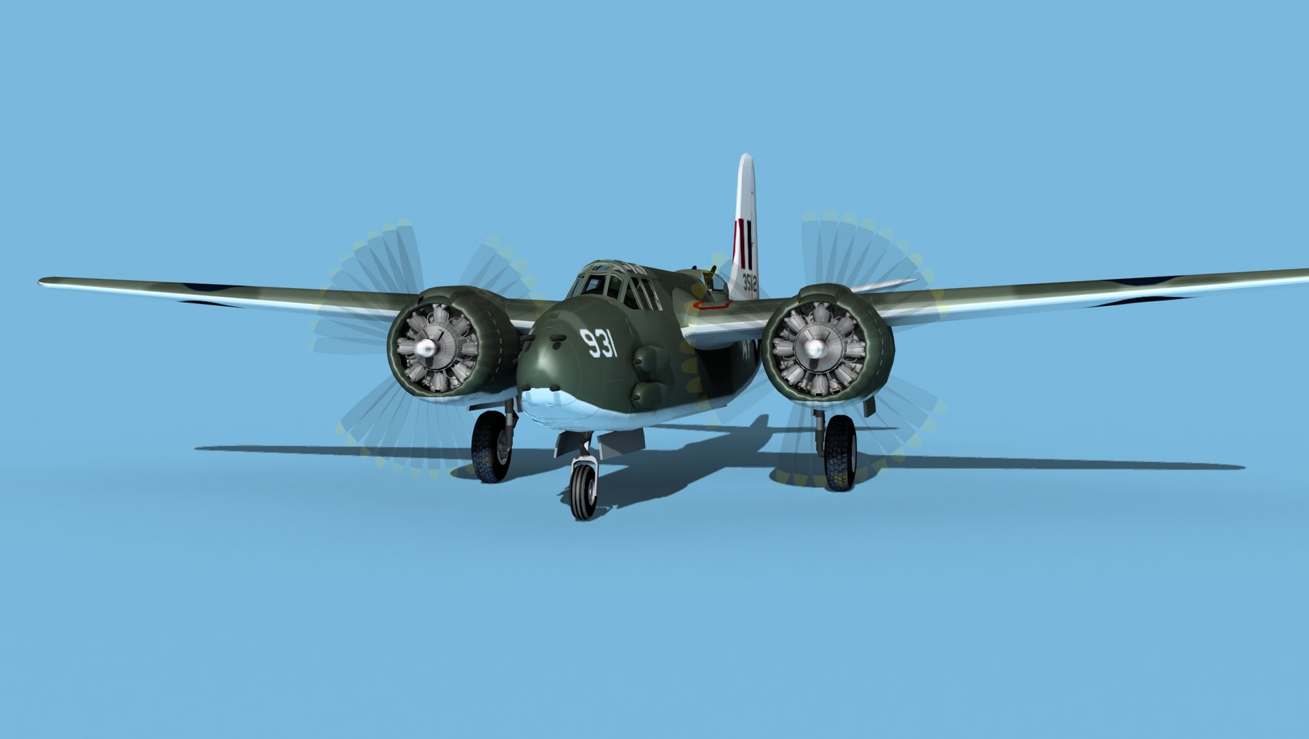 Douglas DB-7 Boston Mk III V03 RAAF Model - TurboSquid 1917753