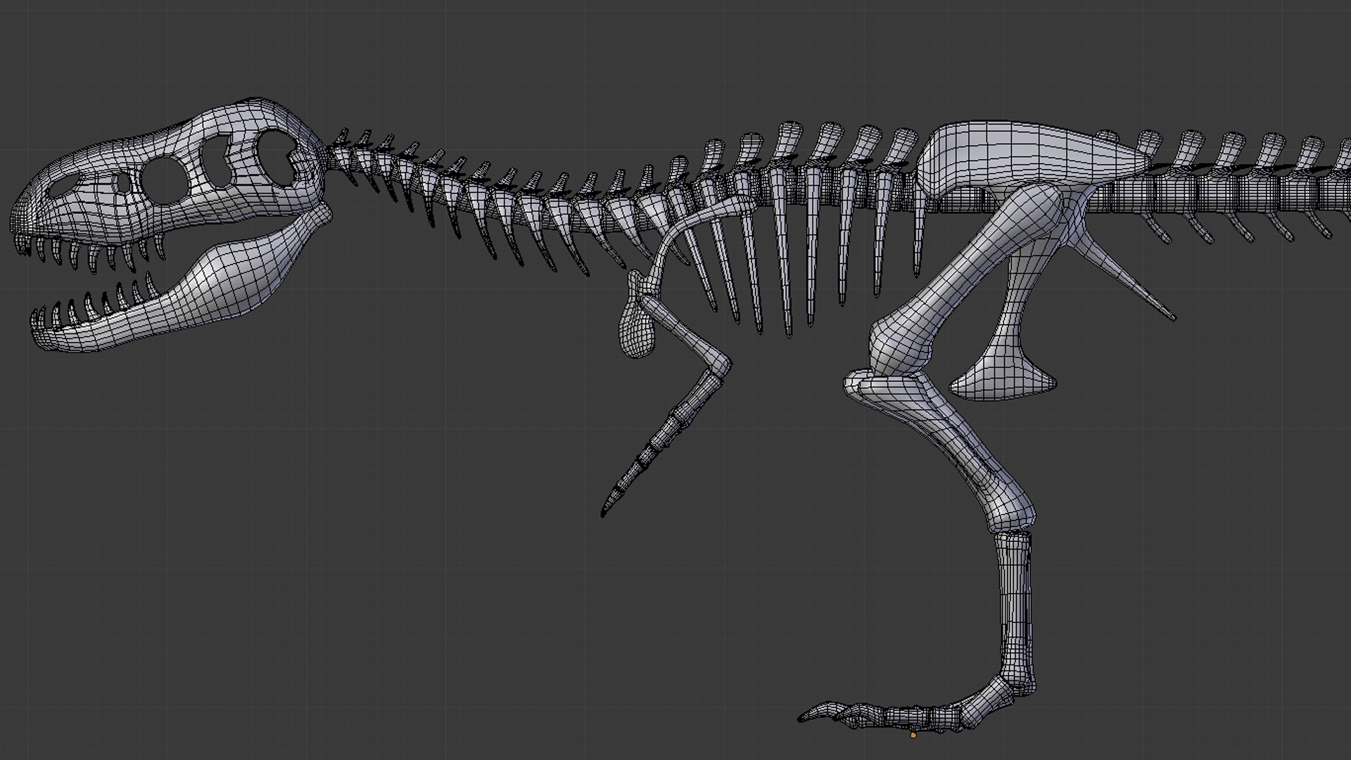 3d Model T-rex Skeleton