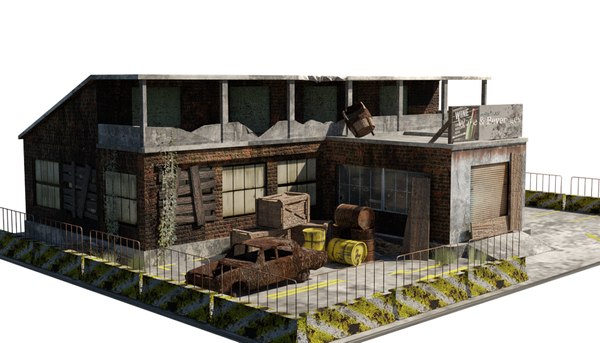 Destroyed Building Blender Models for Download | TurboSquid
