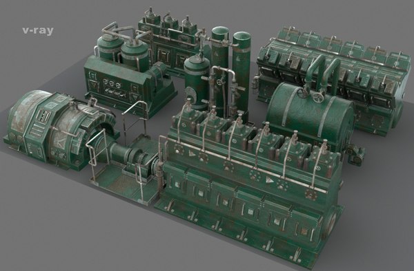 engine room 3d model