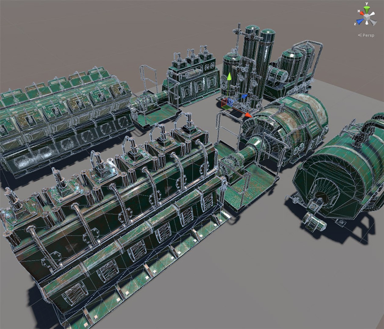 engine room 3d model