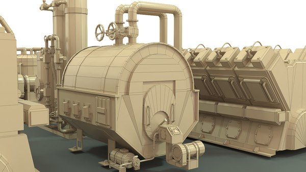 engine room 3d model
