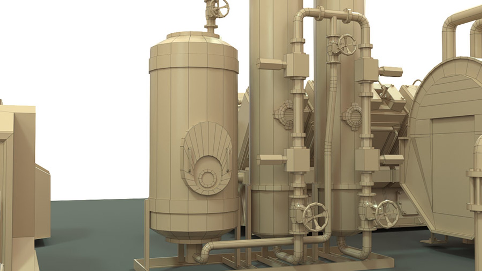 Engine Room 3d Model