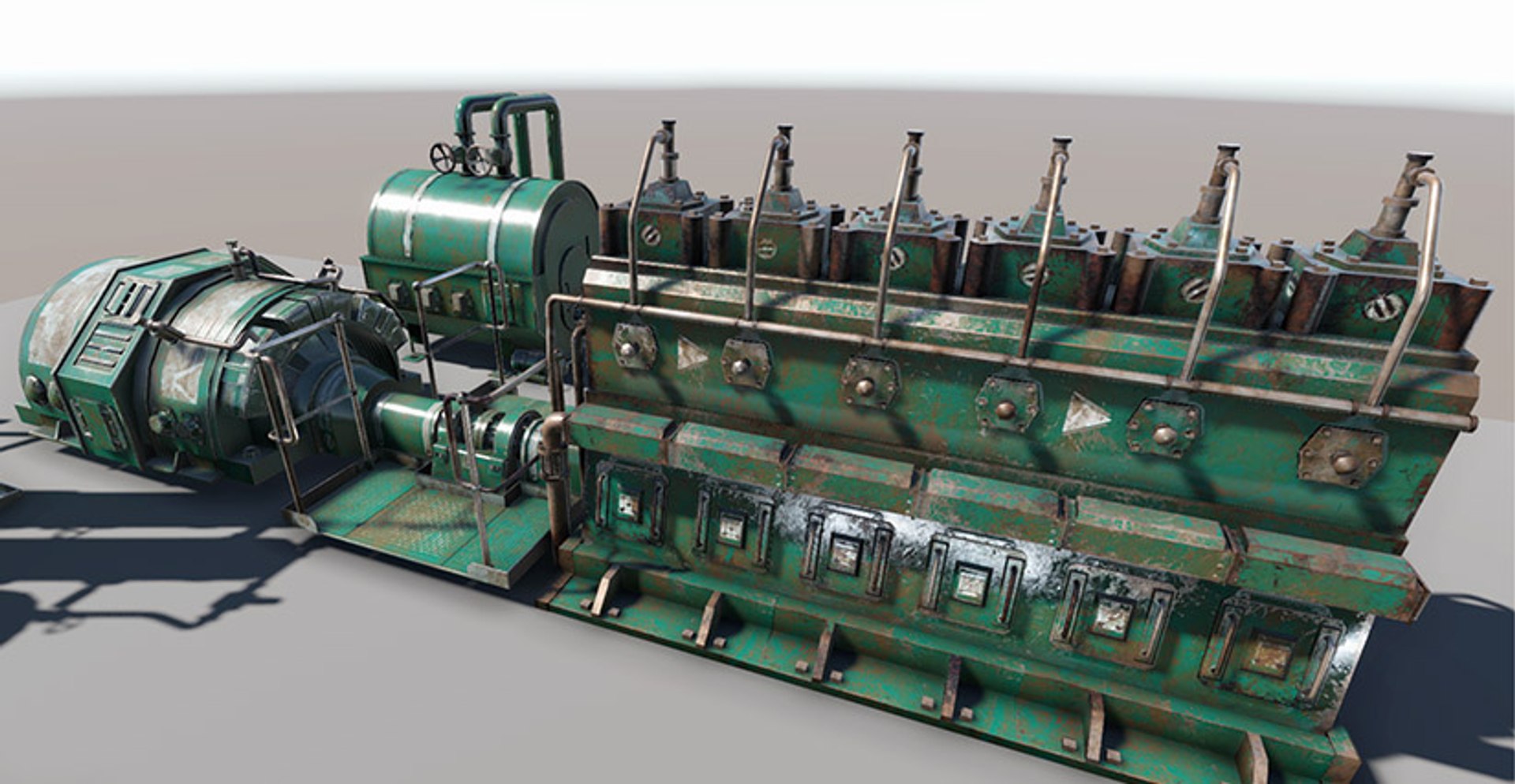 Engine Room 3d Model