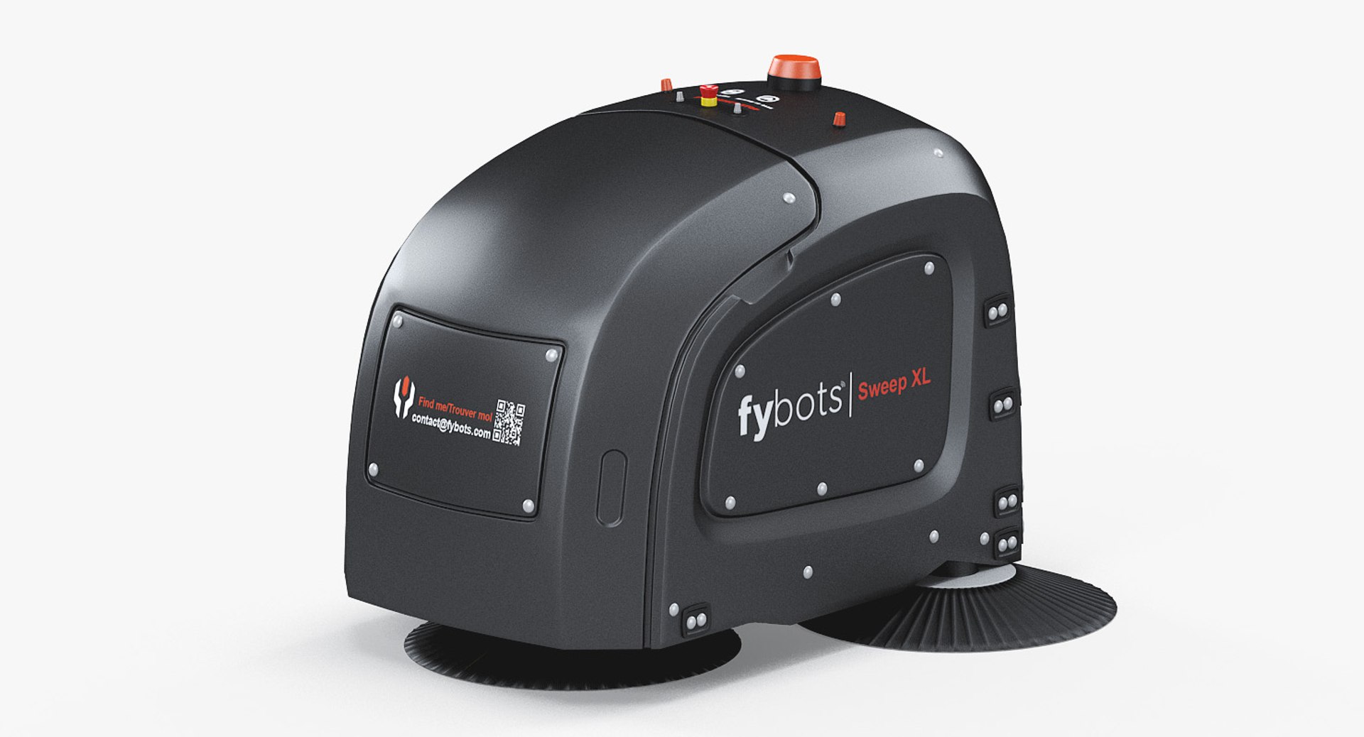 Cleaning Robot Fybots Sweep Model - TurboSquid 1369622