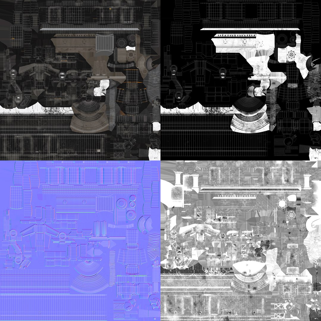 Free Turret Pbr Unity 3d Model